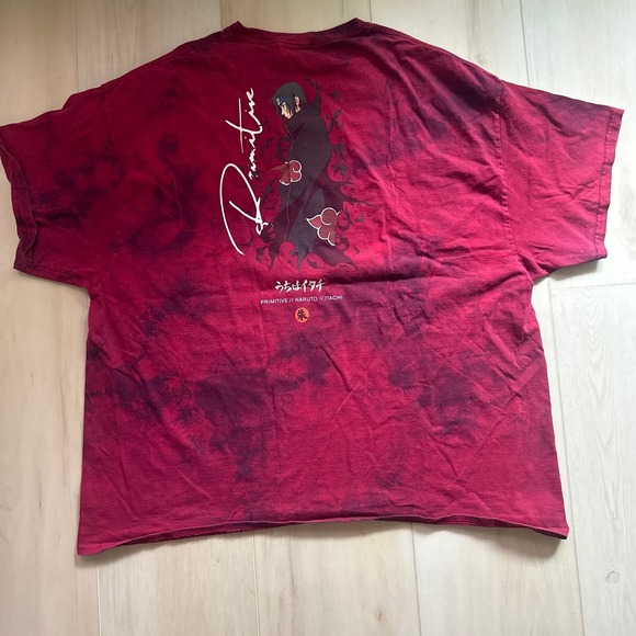 Primitive Clothing | Shirts | Primitive X Naruto X Itachi Red Tie Dye T ...
